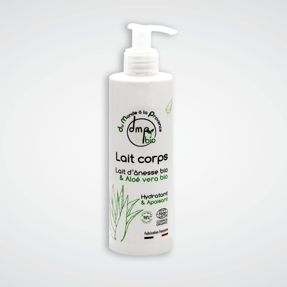 Lait Corps au Lait d’Ânesse BIO et Aloe Vera BIO - Du Monde à la Provence
