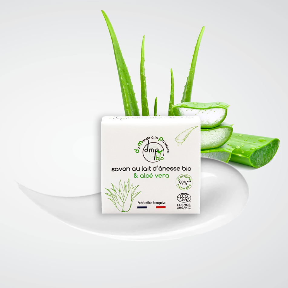 Savon solide au Lait d'Ânesse BIO et Aloé Vera BIO - 80g - Du Monde à ...
